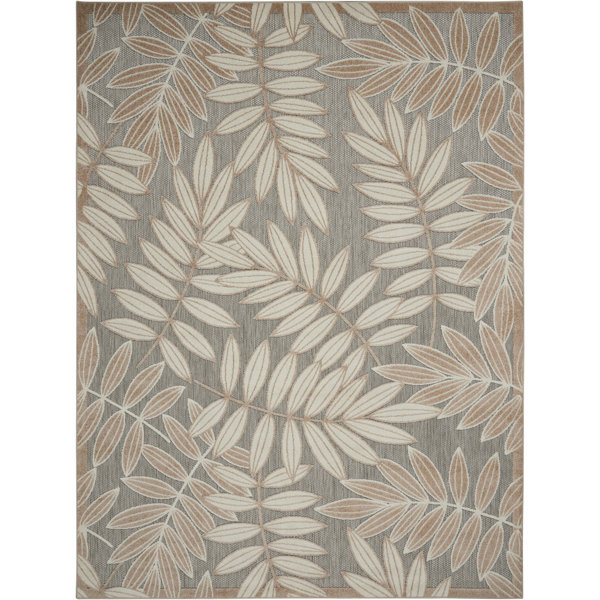 Lark Manor Tapis floral Arnhold beige / crème / gris et Commentaires - Wayfair Canada